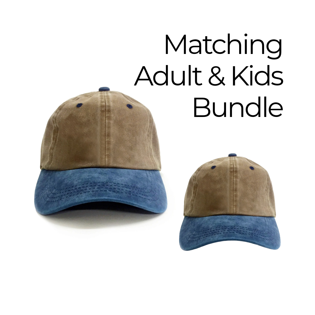 Hat Dad Hat + Hat Kids Hat Matching Bundle | Dad Brand – Dad Brand Apparel